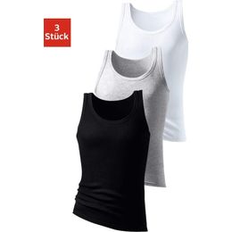 H.I.S. Herren Tanktop grau-meliert, schwarz, wei&szlig; Gr&ouml;&szlig;e 4XL
