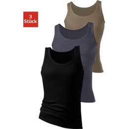 H.I.S. Herren Tanktop olivgr&uuml;n, schwarz, anthrazit Gr&ouml;&szlig;e XXXL