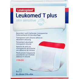 1001 Artikel Medical Leukomed T plus skin sensitive steril 8x10 cm 5 St