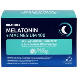 Dr.Theiss Melatonin+Magn.400 Schlaf-Komplex Pulver 30X5 g