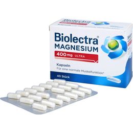 HERMES Arzneimittel Biolectra Magnesium 400 mg ultra Kapseln 40 St