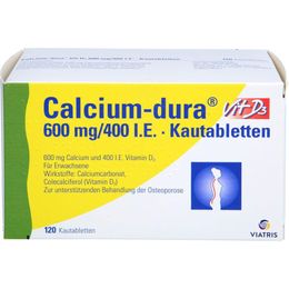 Calcium Dura Vit D3 600 mg/400 I.E. Kautabletten 120 St