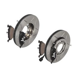 Brembo Bremsensatz-Vorderachse MAX LINE / STANDARD Bremsensatz, Scheibenbremse vorne rechts links innenbel&uuml;ftet 256mm f&uuml;r SKODA VW ROEWE (SAIC) (SVW)