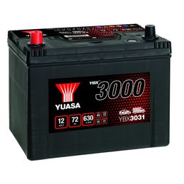 Yuasa YBX3000 - SMF 12V 72Ah 630A Starterbatterie 600A f&uuml;r TOYOTA FORD 2880067030 XM3410655GC 2880067131 YBX3031