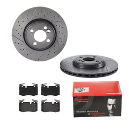 Brembo Bremsensatz-Vorderachse COATED DISC LINE / STANDARD Bremsensatz, Scheibenbremse vorne rechts links innenbel&uuml;ftet 294mm f&uuml;r MINI BMW 34116777826