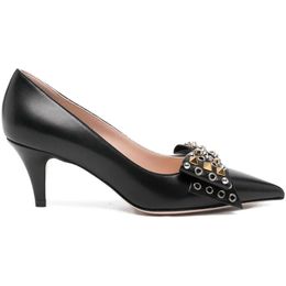 Valentino Garavani Hohe Schuhe - With Heel Black - Gr. 39 (EU) - in Schwarz - f&uuml;r Damen