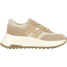 Hogan Low-Top Sneaker - Flat Shoes Beige - Gr. 38 (EU) - in Beige - f&uuml;r Damen