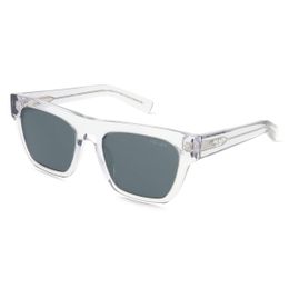 Prada 0PR C03S | Herren-Sonnenbrille | Fassung: Vollrand, Eckig, Acetat, Kristall Grau | Glasfarbe: Grau
