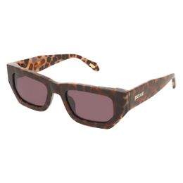 Just Cavalli SJC170 | Unisex-Sonnenbrille | Fassung: Vollrand, Quadratisch, Kunststoff, Havanna Gl&auml;nzend | Glasfarbe: Braun