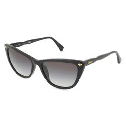 Ralph Lauren Ralph 0RA5346U | Damen-Sonnenbrille | Fassung: Vollrand, Cat Eye, Acetat, Schwarz Gl&auml;nzend | Glasfarbe: Grau Verlaufend