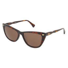 Ralph Lauren Ralph 0RA5346U | Damen-Sonnenbrille | Fassung: Vollrand, Cat Eye, Acetat, Havanna Gl&auml;nzend | Glasfarbe: Braun