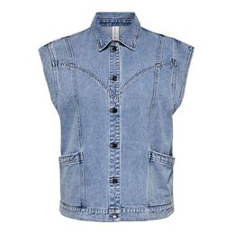 Only Carmakoma Vest 'CARKENNEDY' female Blue size 50