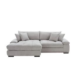 bobb Ecksofa mit trendigem Cordbezug Hella &brvbar; grau &brvbar; Ma&szlig;e (cm): B: 303 H: 96 T: 203.0 &raquo; H&ouml;ffner