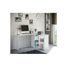 H&ouml;ffner Eckschreibtisch Lusias wei&szlig; Ma&szlig;e (cm): B: 136 H: 112 &raquo; H&ouml;ffner