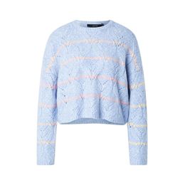 V&eacute;ro Moda VERO MODA Pullover 'VMNew Hatty' Damen Gr&ouml;&szlig;e L hellblau / gelb / hellgr&uuml;n / pastellorange