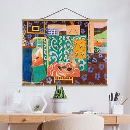Bilderwelten Stoffbild mit Posterleisten Henri Matisse - Stilleben mit Auberginen