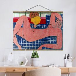 Bilderwelten Stoffbild mit Posterleisten Henri Matisse - Studie f&uuml;r 'Rosafarbener Akt'