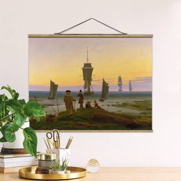 Bilderwelten Stoffbild mit Posterleisten Caspar David Friedrich - Die Lebensstufen