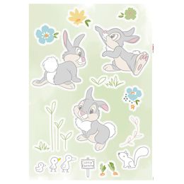 Bilderwelten Wandtattoo Illustration selbstklebend Wandaufkleber - Thumper in the Garden - Wandsticker Kinderzimmer Baby M&auml;dchen Jungen