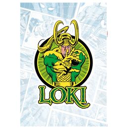 Wandtattoo Loki Comic Classic - Wandsticker Wandaufkleber Wandklebebilder S bis XXL