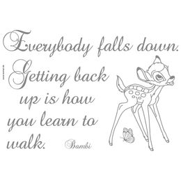 Wandtattoo Kinderzimmer Disney Bambi: Getting back up