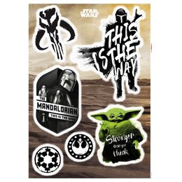 Wandtattoo Mandalorian Legend - Wandsticker Wandaufkleber Wandklebebilder S bis XXL