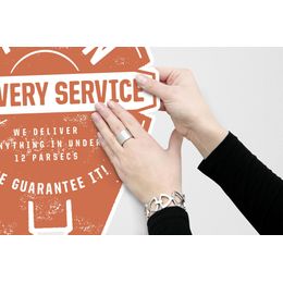 Wandtattoo Star Wars Delivery Service - Wandsticker Wandaufkleber Wandklebebilder S bis XXL