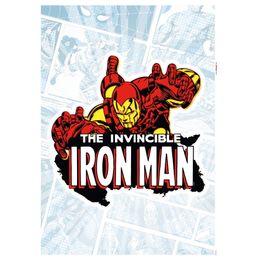 Wandtattoo Iron Man Comic Classic - Wandsticker Wandaufkleber Wandklebebilder S bis XXL