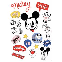 Bilderwelten Wandtattoo Illustration selbstklebend Wandaufkleber - Mickey Thing - Wandsticker Kinderzimmer Baby M&auml;dchen Jungen