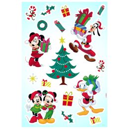 Wandtattoo Mickey Christmas Presents - Wandsticker Wandaufkleber Wandklebebilder S bis XXL