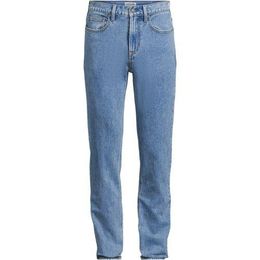 LANDS' END Stretch-Denim Jeans, Slim Fit, Herren,  Blau, Baumwoll-Mischung, by Lands' End