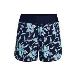 LANDS' END Badeshorts, Damen,  Blau, Nylon-Mischung, by Lands' End