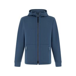 Boggi Milano Zip-Up Hoodie 'B Tech' male Blue size S