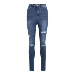 Missguided Jeans Damen Gr&ouml;&szlig;e 34 blau