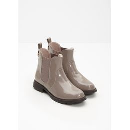 bonprix Chelsea Boot, braun, Lack