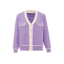 Carato Knit Cardigan female Purple size XS/S