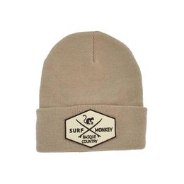 Surf Monkey Beanie male Beige size Onesize