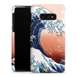 DeinDesign Galaxy S10e Handy Premium Case Smartphone Handyh&uuml;lle Schutzh&uuml;lle matt Die Gro&szlig;e Welle Vor Kanagawa Japan Art Premium Case