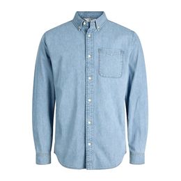 Jack & Jones JACK & JONES Hemd 'JJEBROOK' Herren Gr&ouml;&szlig;e XS blau