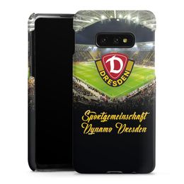DeinDesign Galaxy S10e Handy Premium Case Smartphone Handyh&uuml;lle Schutzh&uuml;lle matt Sg Dynamo Dresden Sgd Official Licensed Product Premium Case