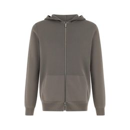 Boggi Milano Zip-Up Hoodie 'B Tech' male Grey size XXL