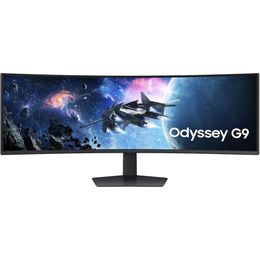 Samsung Curved-Gaming-Monitor "Odyssey G9 S49CG954EU", Energieeffizienz: G (A-G), schwarz, B:114,76cm H:36,35cm T:29,38cm, Monitore