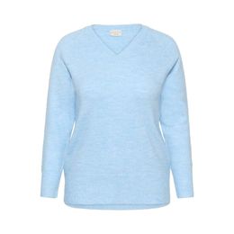 Kaffe CURVE Pullover 'KCNiela' Damen Gr&ouml;&szlig;e 7XL hellblau