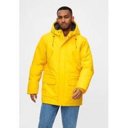 Winterjacke Derbe "Festholm", Herren, Gr. L, lemon chrome, lava smoke, Obermaterial: 100% Polyester; F&uuml;llung: 100% Polyester; Futter: 100% Polyester, normal, Windstopperb&uuml;ndchen, Jacken Winterjacke, Wasserabweisend, winddicht, super warm