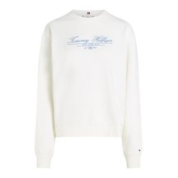Tommy Hilfiger Sweatshirt Damen Gr&ouml;&szlig;e L himmelblau / wei&szlig;
