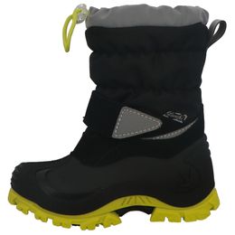 Snowboots Lurchi "Flipp", M&auml;dchen, Gr. 29, schwarz, Synthetik, Textil, Schuhe Snowboots, Winterboots mit Glitzerbesatz, Gr&ouml;&szlig;enschablone zum Download
