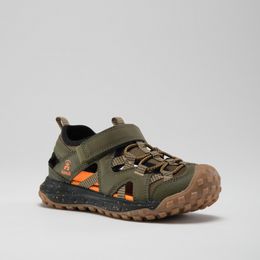 Sandale Kamik "Drift", M&auml;dchen, Gr. 34, gr&uuml;n (schwarz olive, olive fonc&eacute;), Synthetik, Schuhe Sandale, Sandale mit Zehenschutz