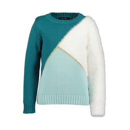Blue Seven Pullover M&auml;dchen Gr&ouml;&szlig;e 110 gold / mint / tanne / wei&szlig;