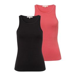 Les Lunes Top Damen Gr&ouml;&szlig;e M pink / schwarz