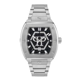 Philipp Plein Watches Uhr Herren Gr&ouml;&szlig;e One Size schwarz / silber